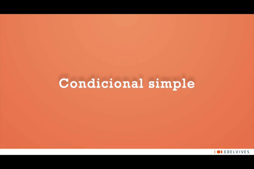 Condicional Simple - Conteúdo Aberto