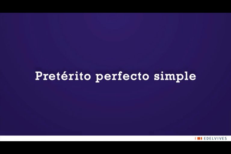 Pretérito Perfecto Simple - Conteúdo Aberto