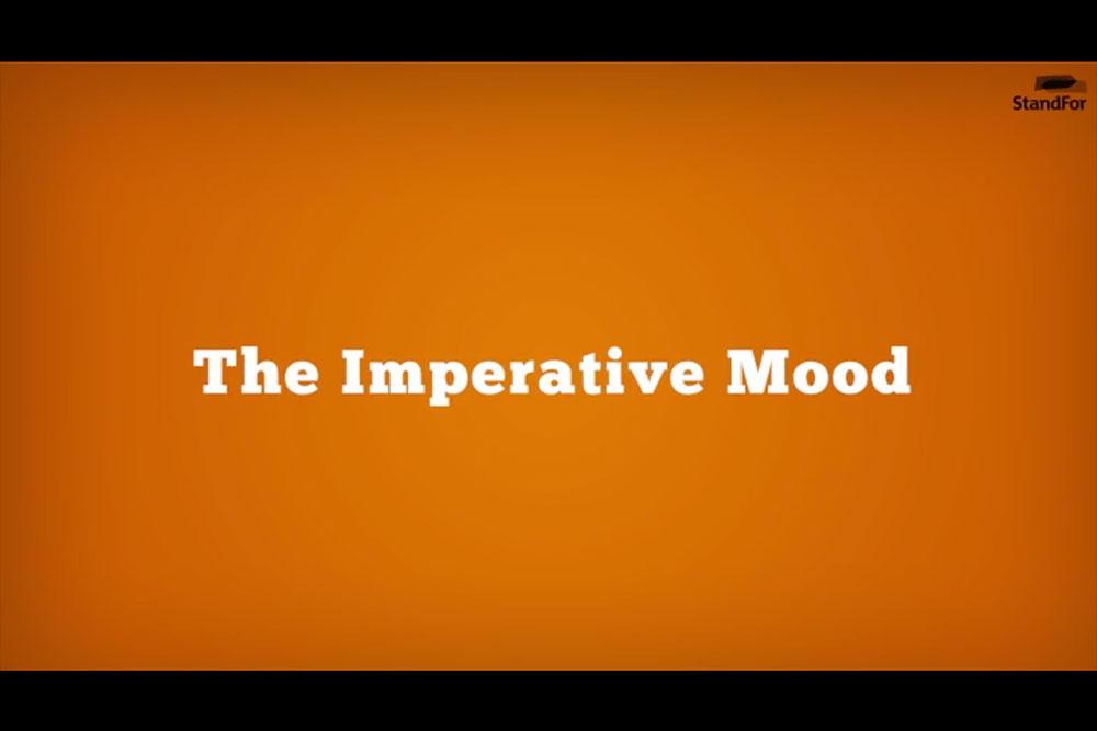 The imperative mood - Conteúdo Aberto